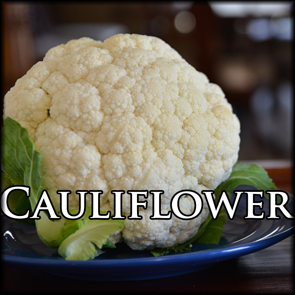 Cauliflower Text Border – Pumpkin Ridge Gardens